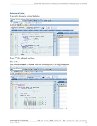 Bw writing routines in update rules | PDF