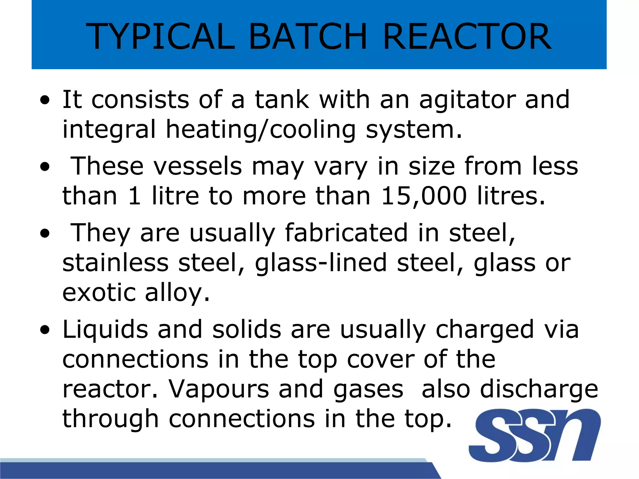 Batch Reactor | PPT