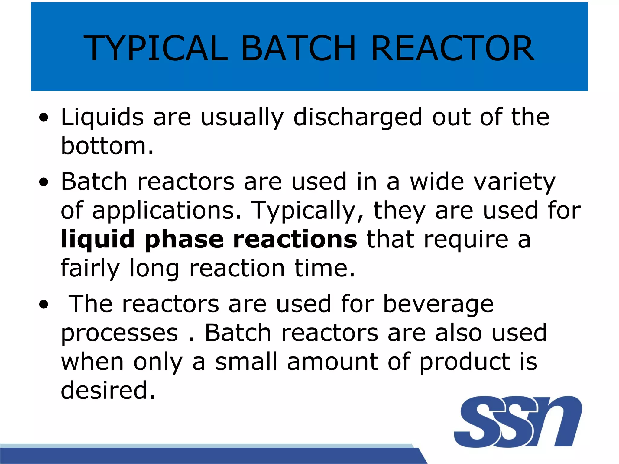 Batch Reactor | PPT