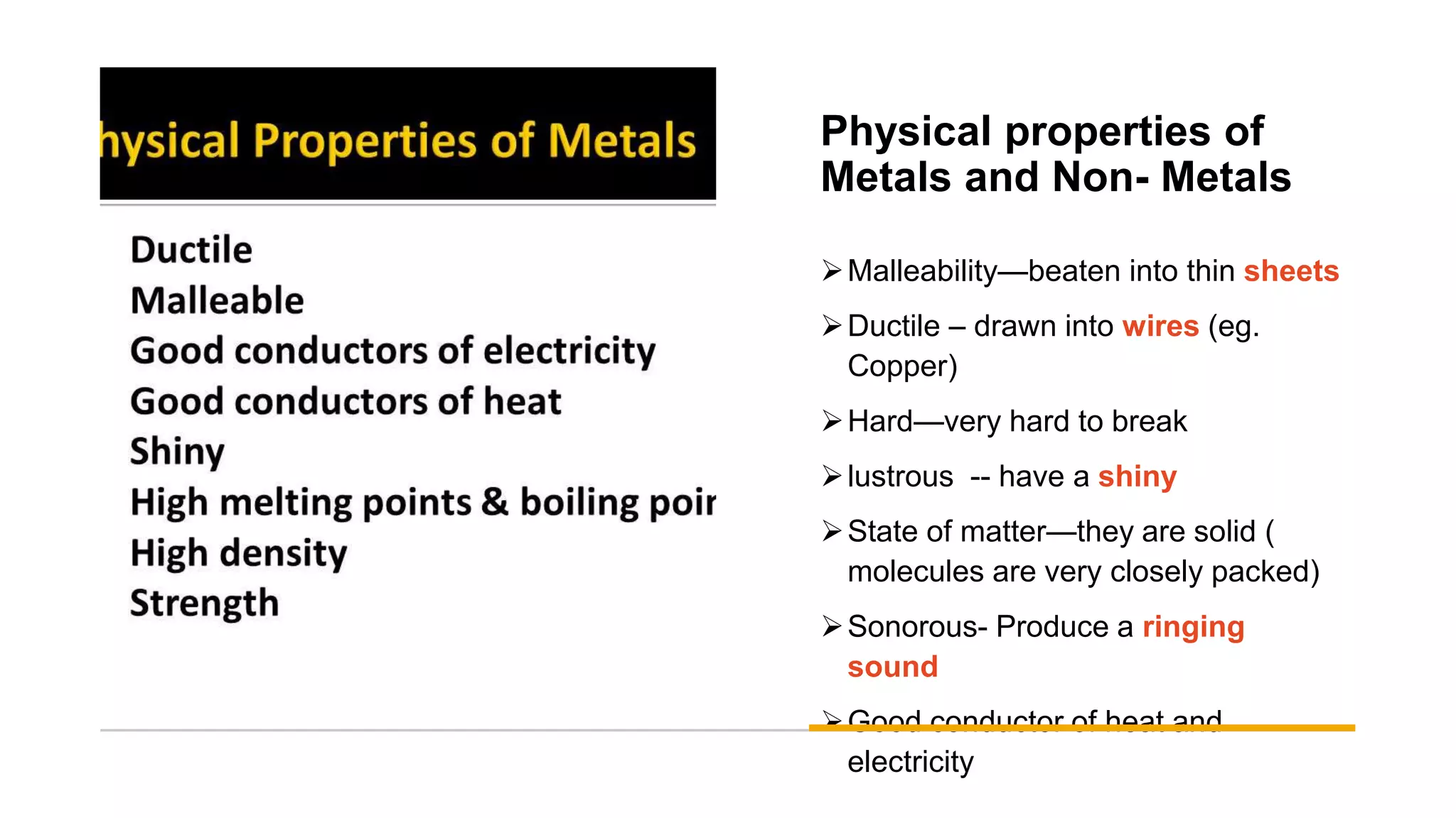 Metals and non metals | PPT