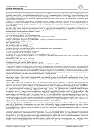 TRẮC NGHIỆM THỰC HÀNH NUÔI CON BẰNG SỮA MẸ 2 | PDF