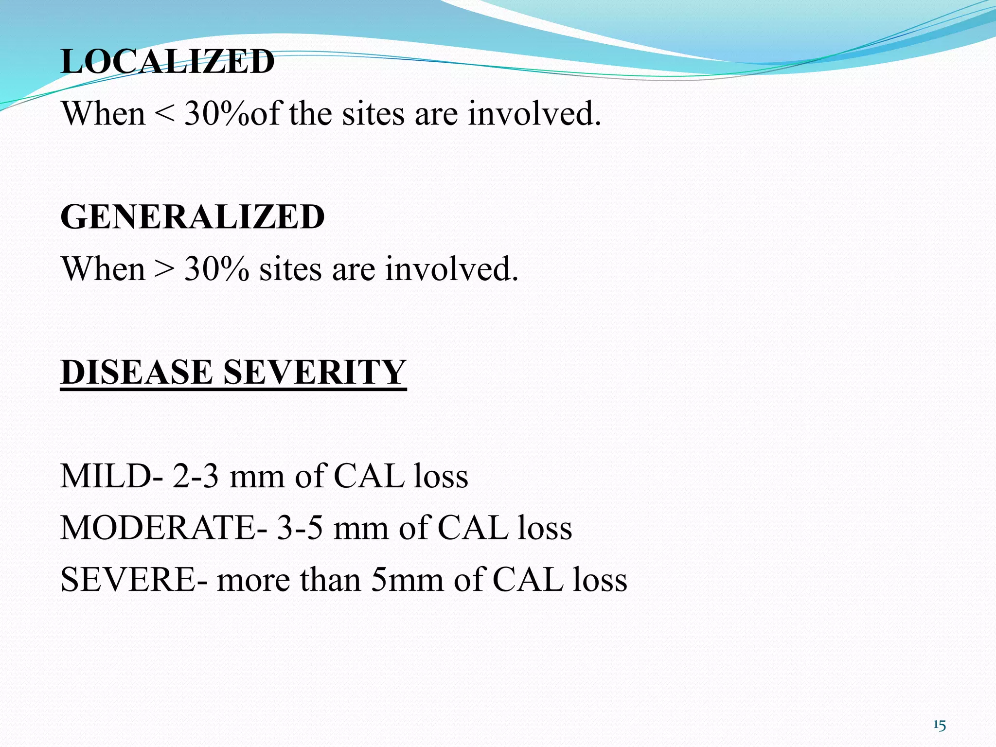 Chronic periodontitis (1) | PPTX
