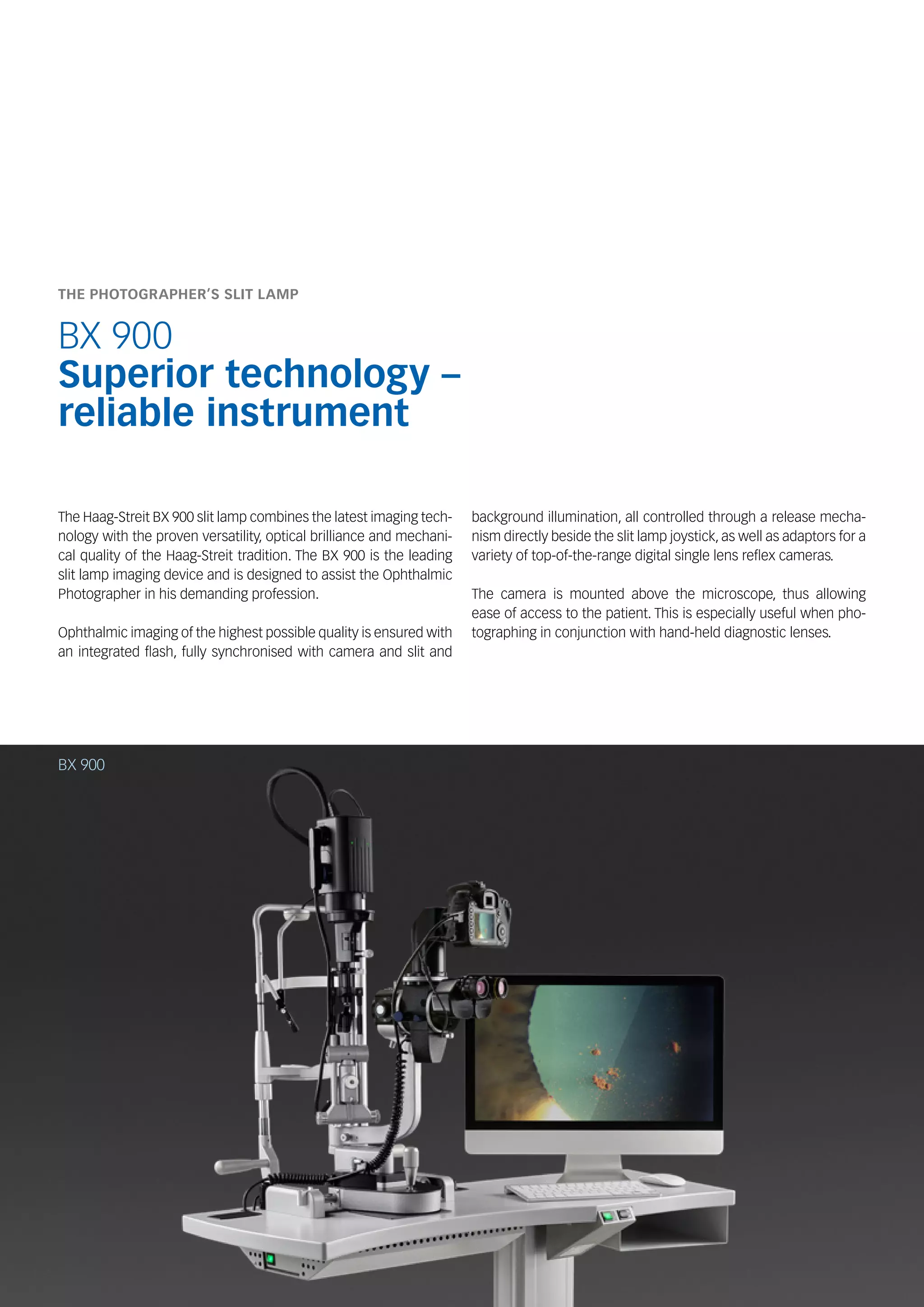 Slit lamp BX 900 brochure | PDF