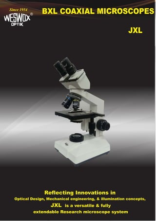 Bxl coaxial microscopes jxl 2 | PDF