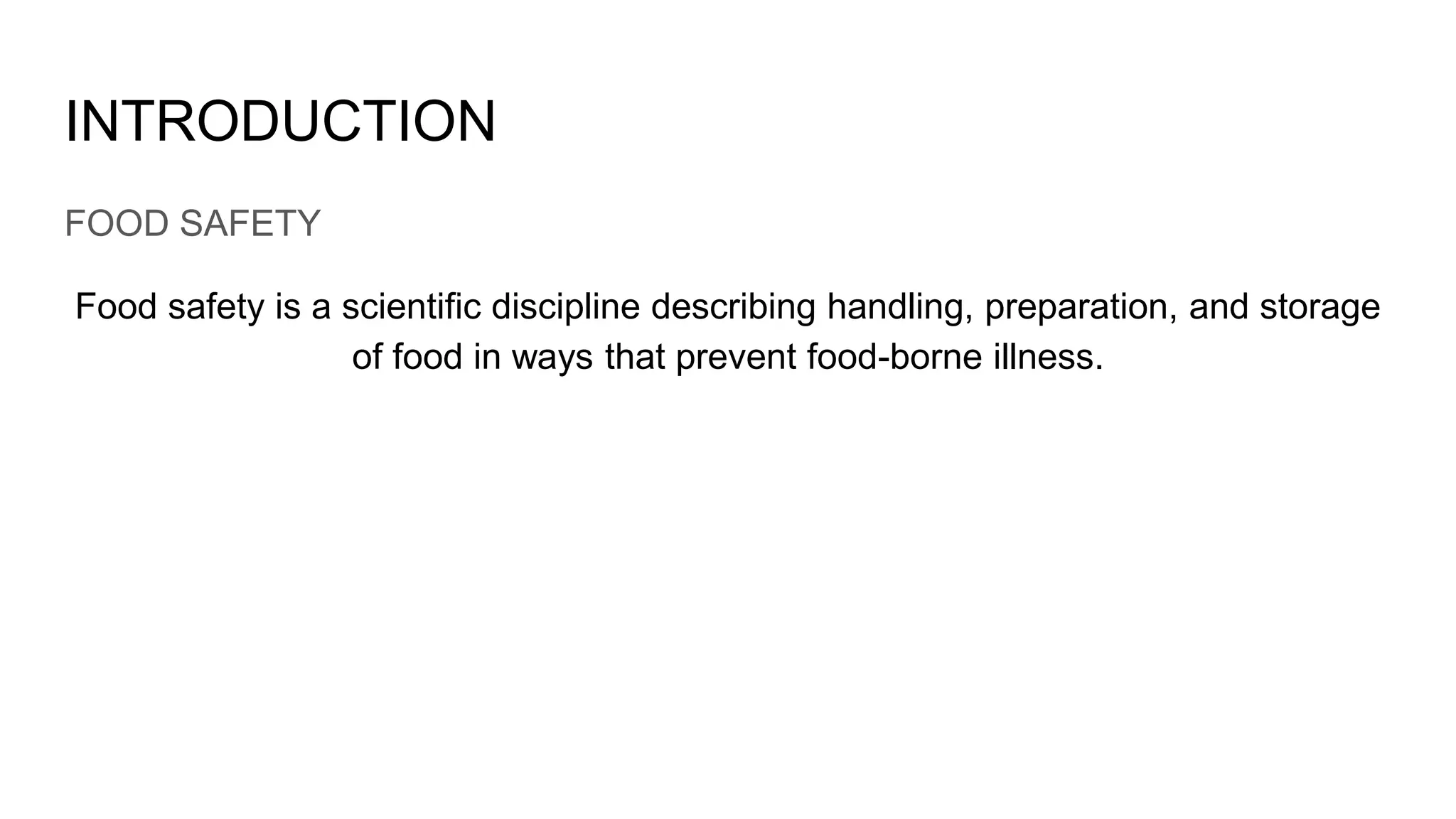 FOOD SAFETY AND QUALITY CONTROL | PPTX