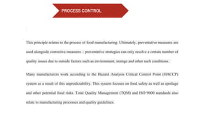 FOOD SAFETY AND QUALITY CONTROL | PPTX
