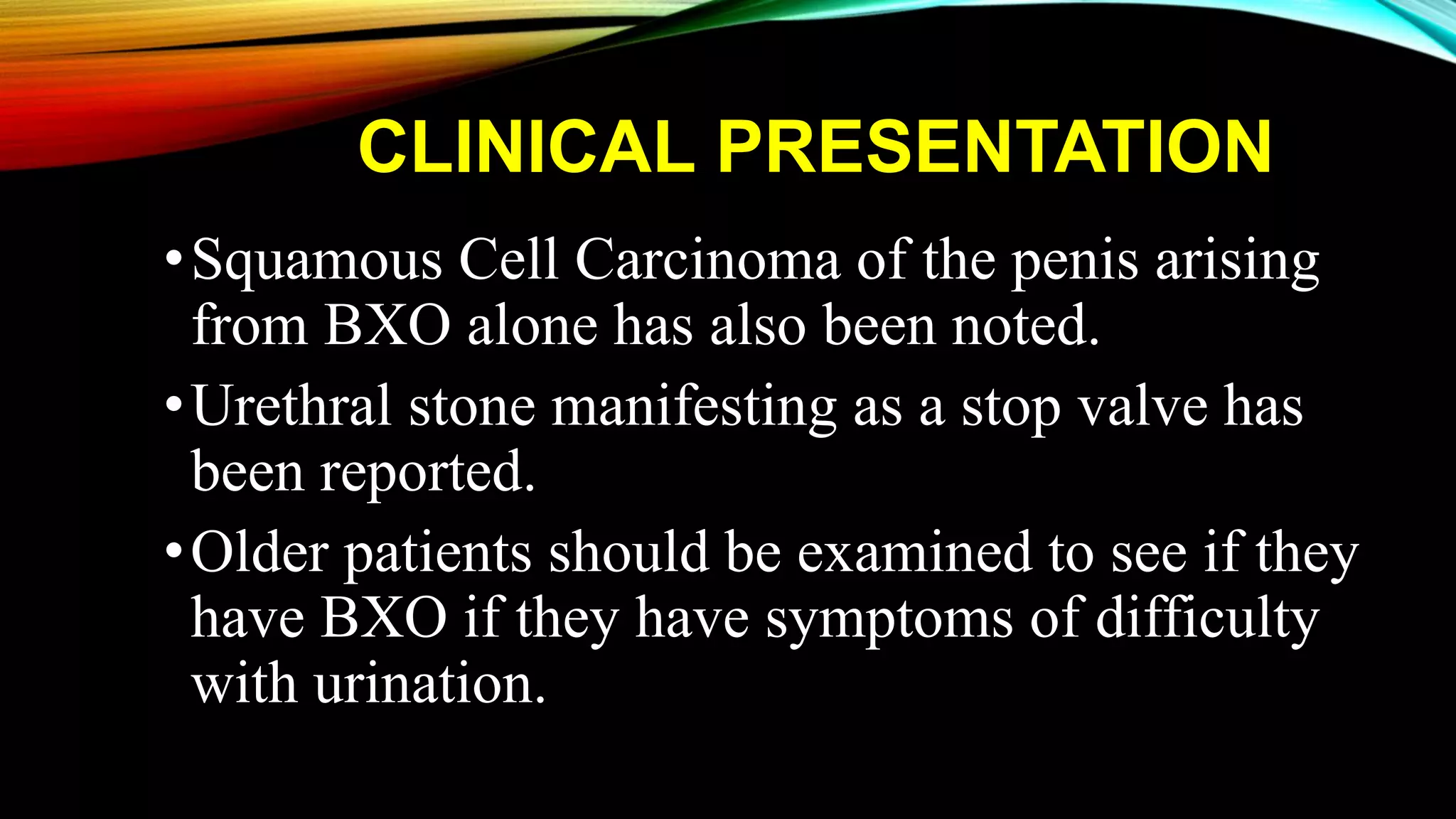 Balanitis Xerotica Obliterans / BXO / Penile Lichen Sclerosis | PPTX