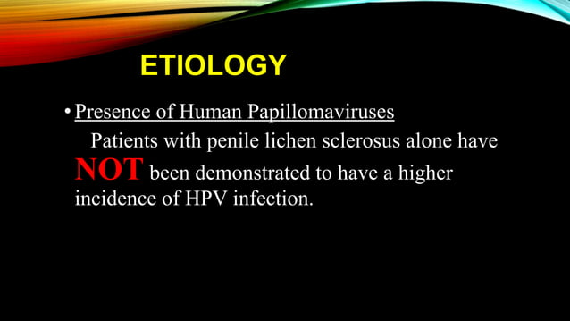 Balanitis Xerotica Obliterans / BXO / Penile Lichen Sclerosis | PPTX ...