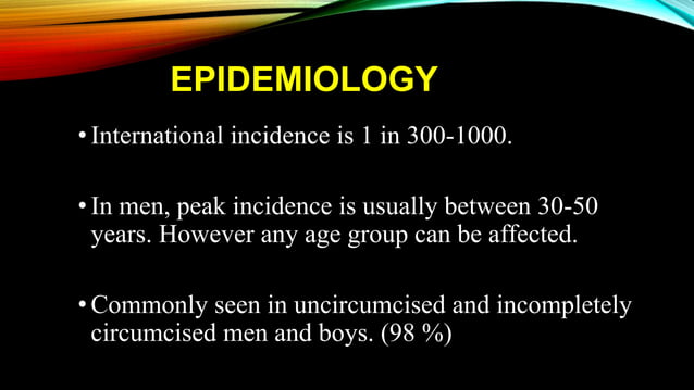 Balanitis Xerotica Obliterans / BXO / Penile Lichen Sclerosis | PPTX ...