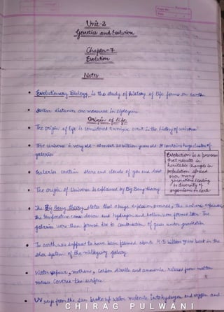 Ch 7 -evolution | PDF