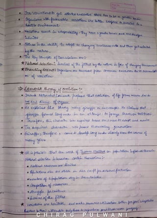 Ch 7 -evolution | PDF