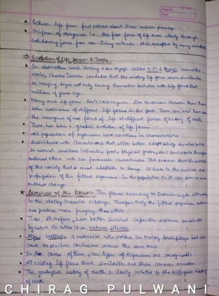 Ch 7 -evolution | PDF