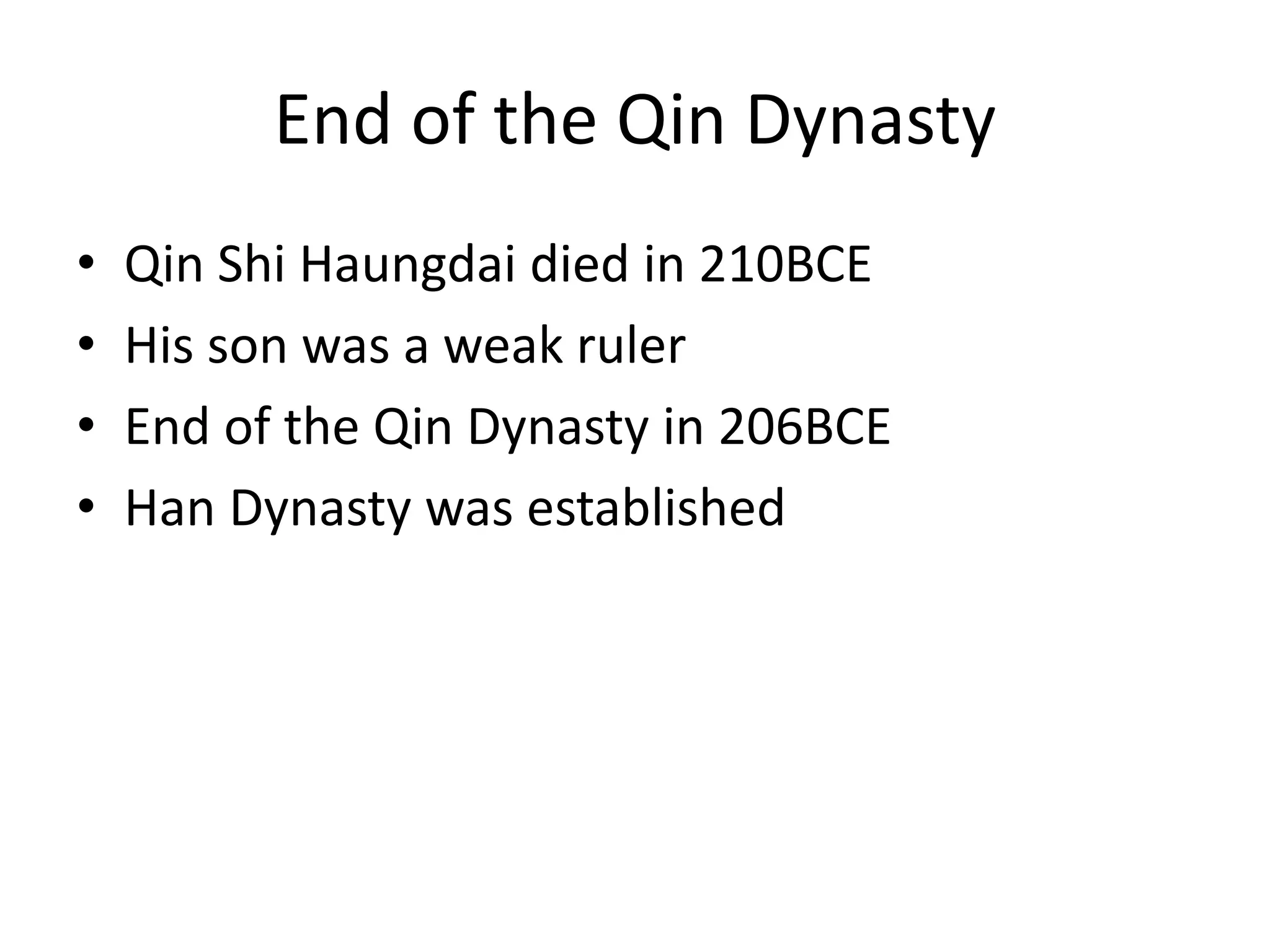 Ancient china qin dynasty, the great wall, mauseleum | PPTX