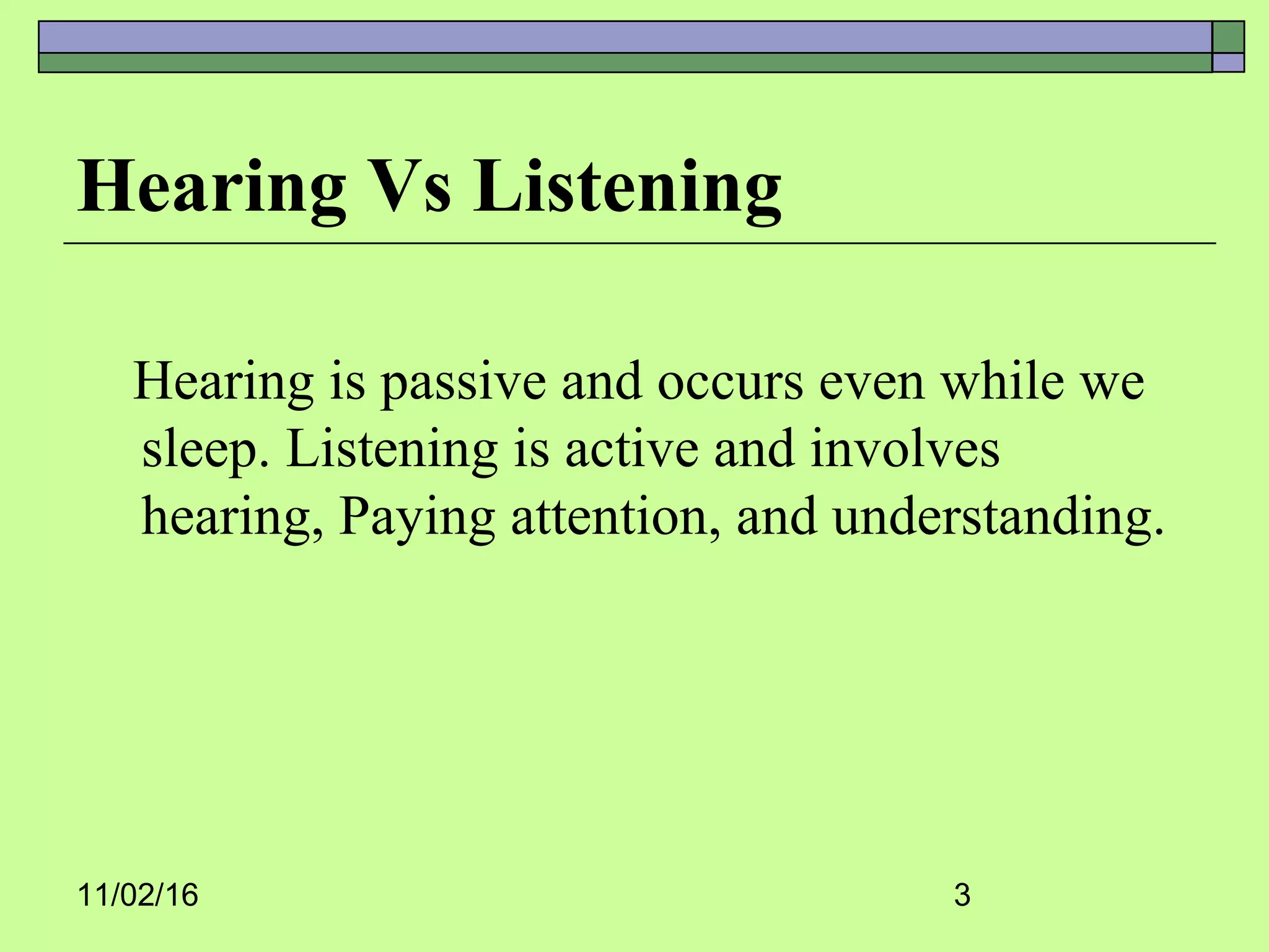 Active listening skill | PPT