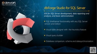 Devart - Database Interaction Solutions | PDF