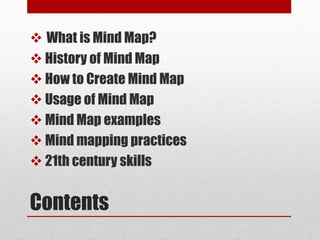 Brief of Mind map and Practice | PPT