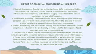 environment and colonial rule , vegetation and wildlife in india | PDF