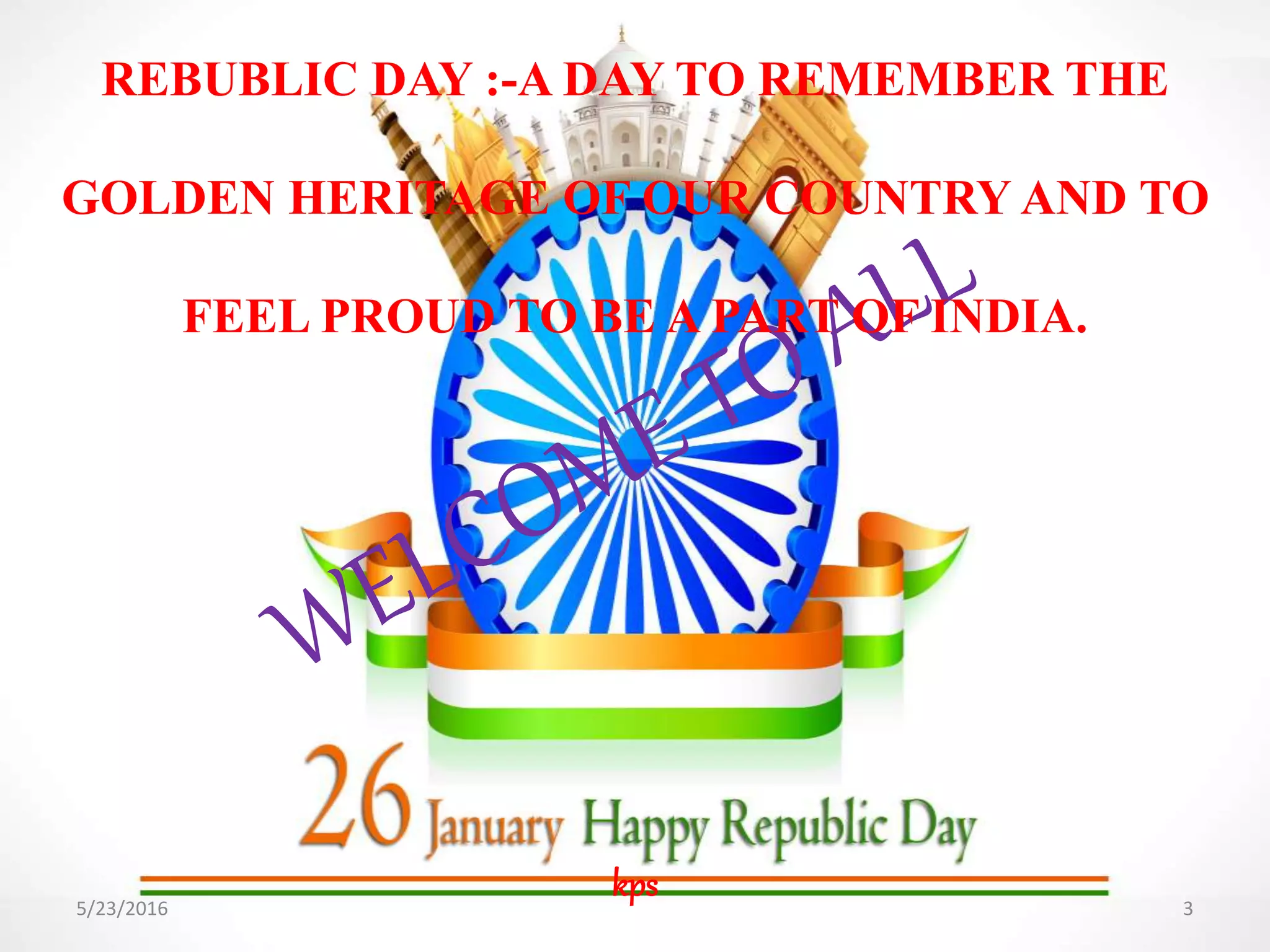 PPT ON REPUBLIC DAY OF INDIA | PPTX