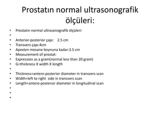 prostat ultrasonografisi | PPT