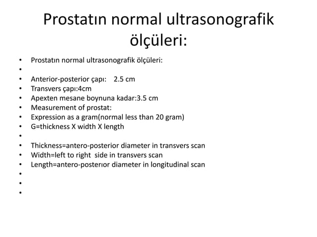 prostat ultrasonografisi | PPT