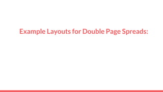 Double page spread layout | PPTX