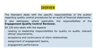 STANDARDS ON AUDITING | PDF