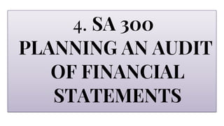 STANDARDS ON AUDITING | PDF