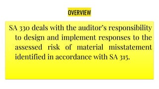 STANDARDS ON AUDITING | PDF