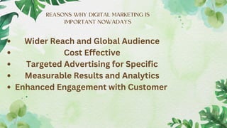 Reasons Why Digital Marketing is Important Nowadays | PPT