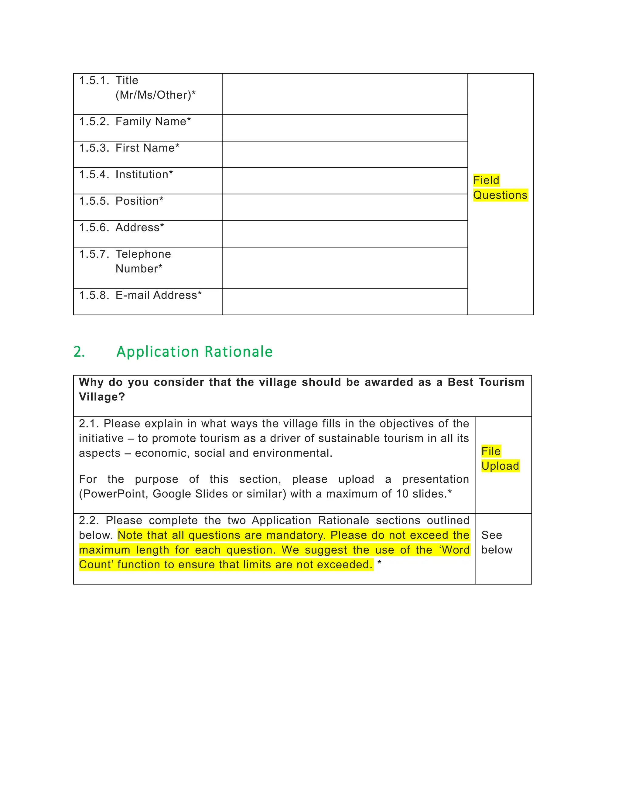 BYC Full final -UNWTO Best Tourism Villages - Completed Application Template.docx