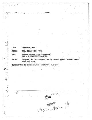 Sam Byck dossier | PDF