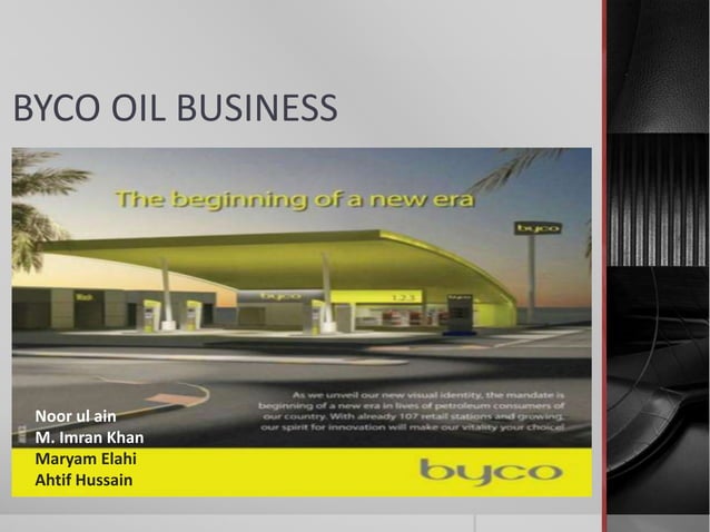 BYCO Oil Business ( Supply Chain ) | PPT