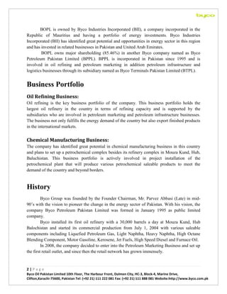 Byco in brief | DOCX