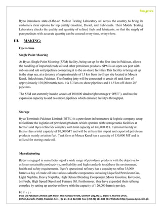 Byco in brief | DOCX