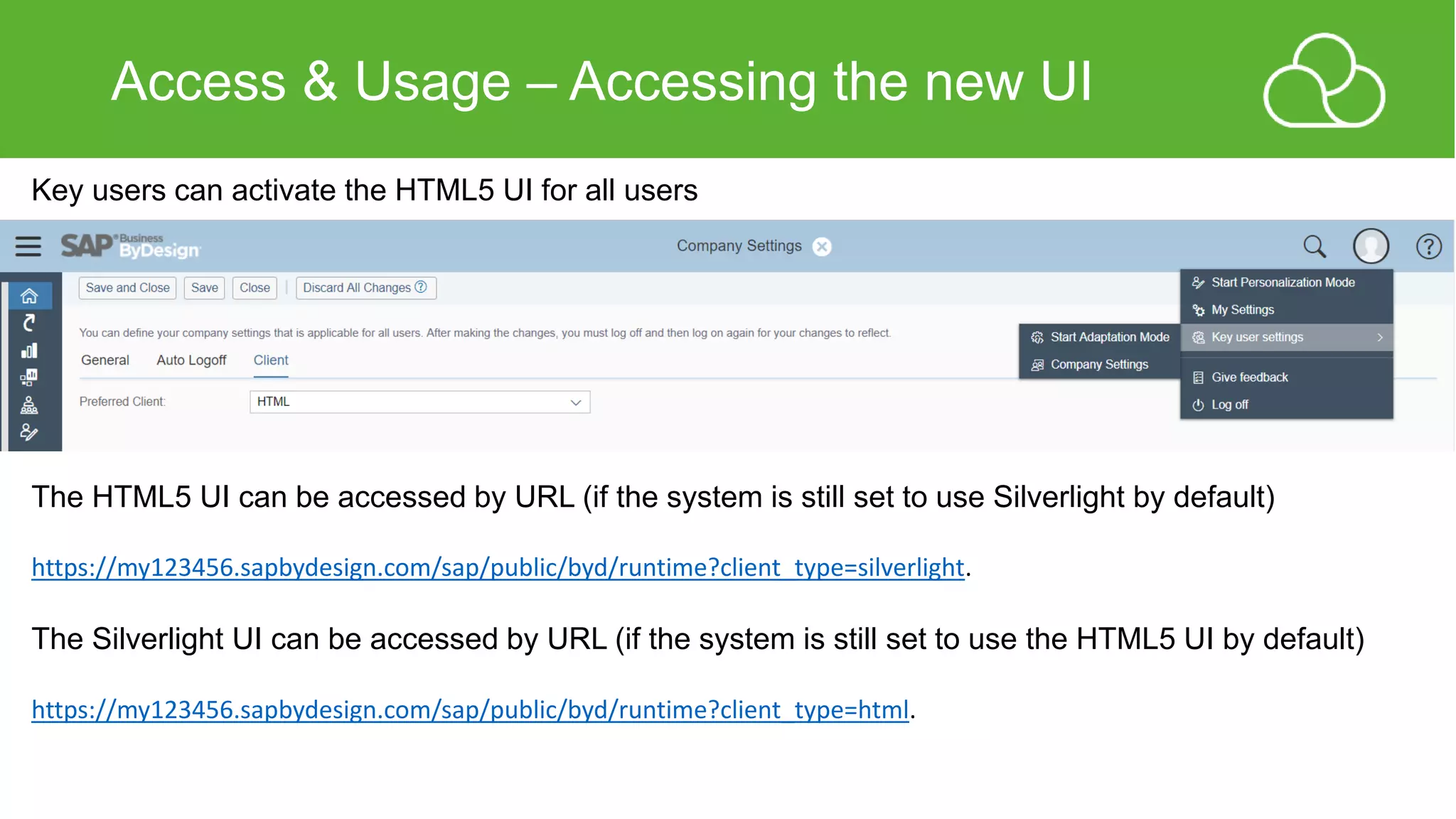 SAP Business ByDesign html 5 UI | PPTX | Operating Systems | Computer Software and Applications