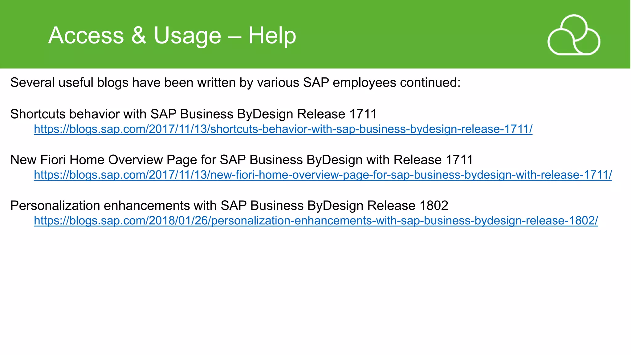 SAP Business ByDesign html 5 UI | PPTX | Operating Systems | Computer Software and Applications