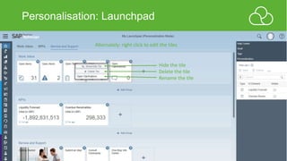 SAP Business ByDesign html 5 UI | PPTX | Operating Systems | Computer Software and Applications