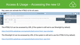 SAP Business ByDesign html 5 UI | PPTX | Operating Systems | Computer Software and Applications