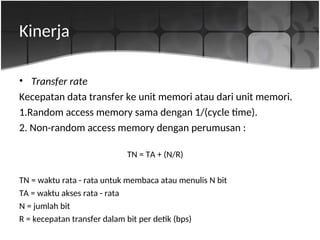 topik ke 12 Tentang MEMORY (RAM dan ROM) | PPT