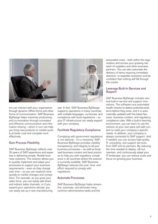 SAP ByD Brochure | PDF | Business | Business and Finance