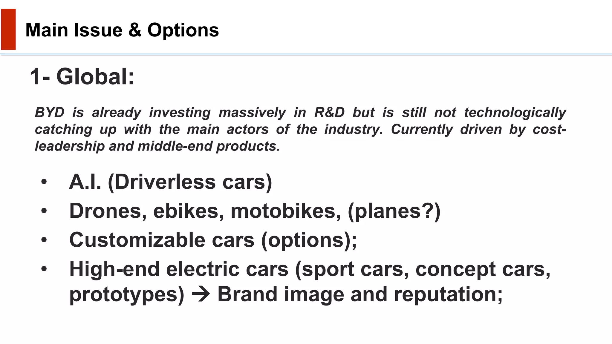 BYD electric cars & strategy | PPTX