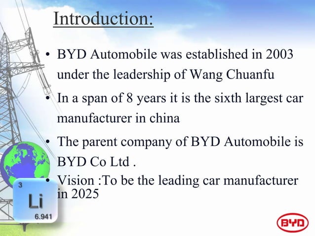 Strategic Analysis of Byd | PPTX