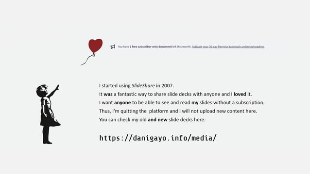 Bye SlideShare | PDF