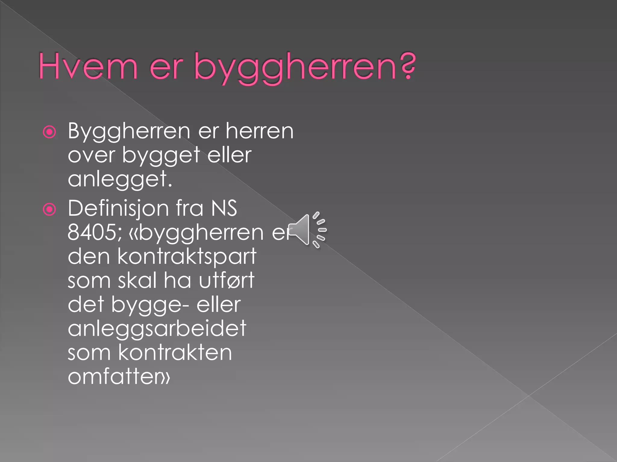 Byggherrens ansvar, power point | PDF