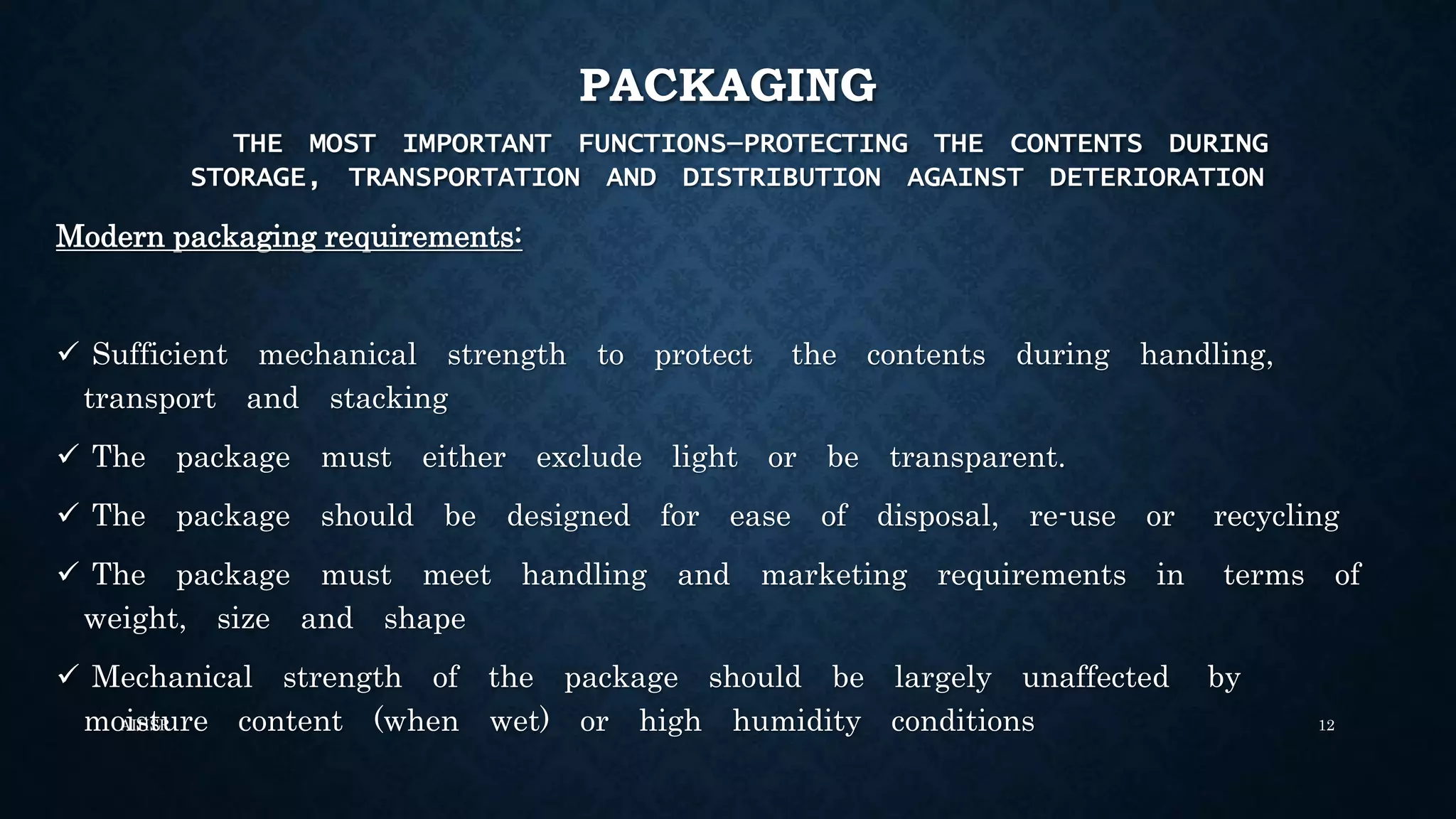 Basic Post Harvest Technologies of fruits and vegetables | PPTX