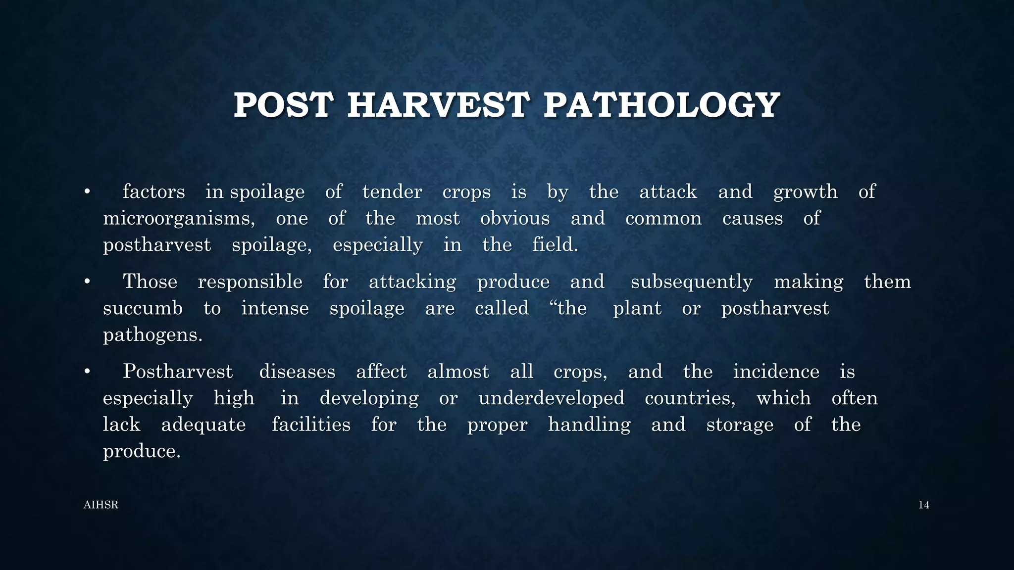 Basic Post Harvest Technologies of fruits and vegetables | PPTX