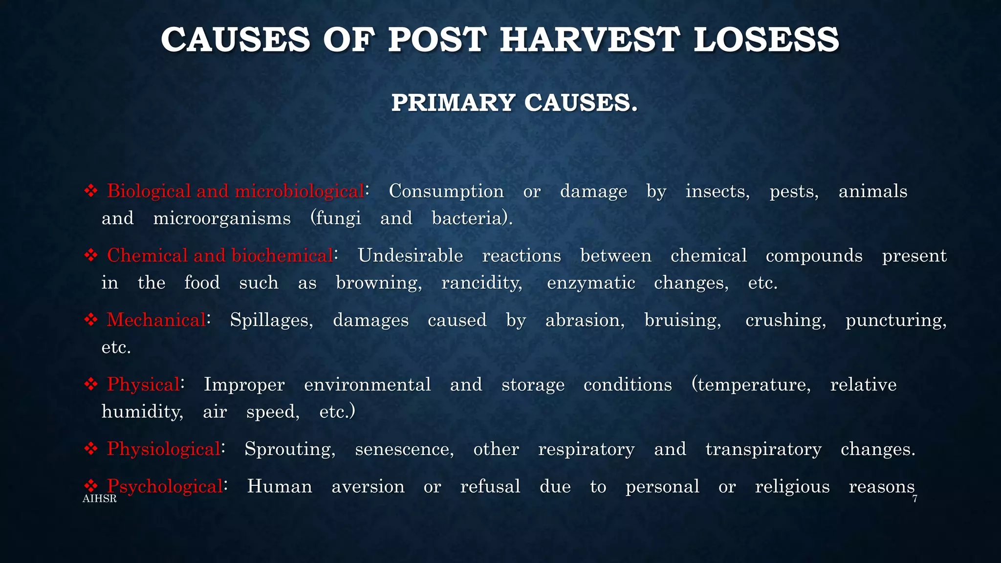 Basic Post Harvest Technologies of fruits and vegetables | PPTX