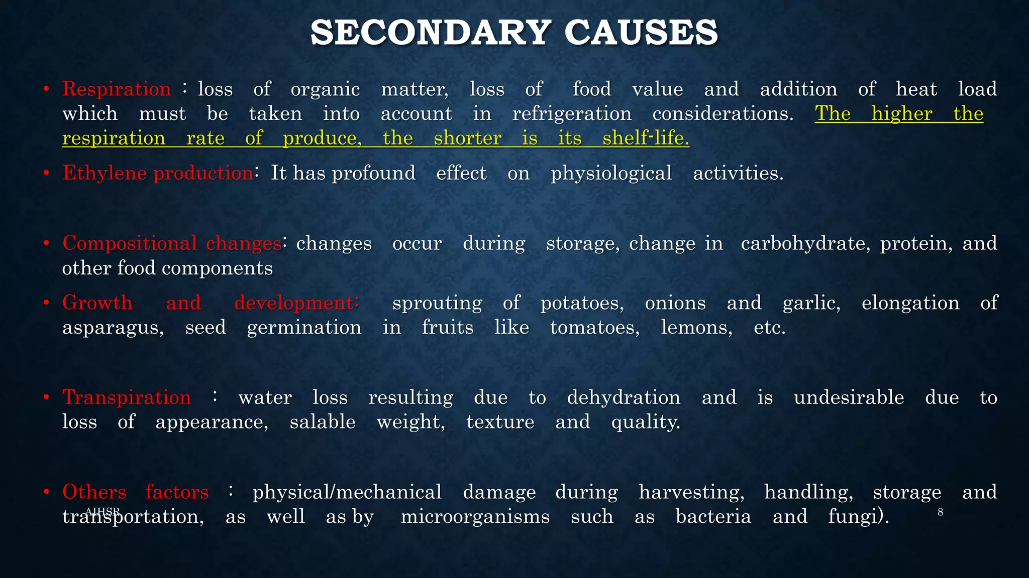 Basic Post Harvest Technologies of fruits and vegetables | PPTX