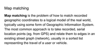 Map matching | PDF