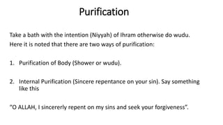 HOW TO PERFORM HOLY UMRAH | PPT